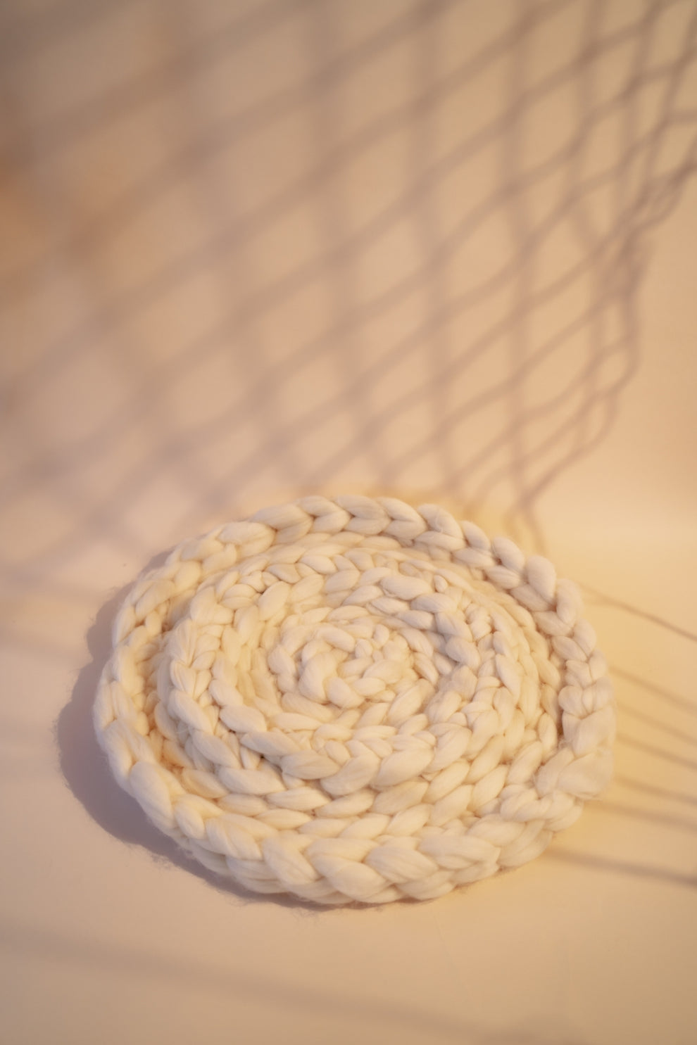 Chunky knit rug in modern scandinavian style | Minimalist design ...